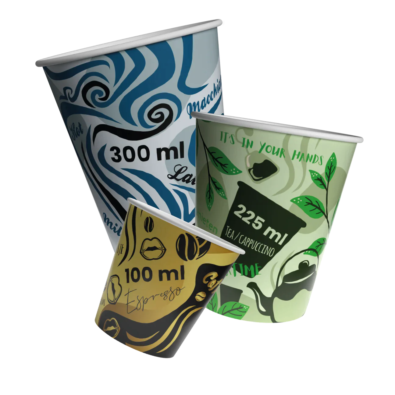 Personalized cardboard cups - From 250 pieces | CUPSZ